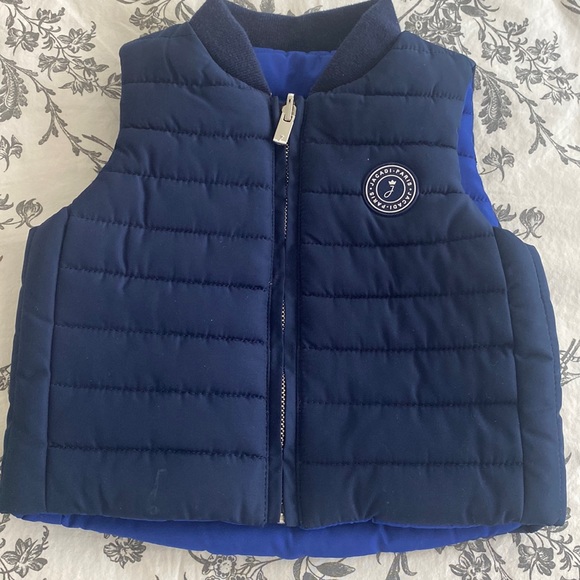 Jacadi | Jackets & Coats | Puffy Jacket Reversible Jacadi 8m Navy And ...